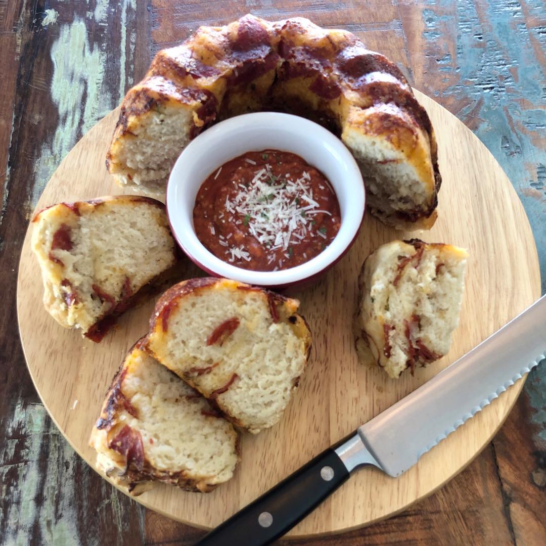Pepperoni Bundt Pan Bread Recipe | The Invisible Chef