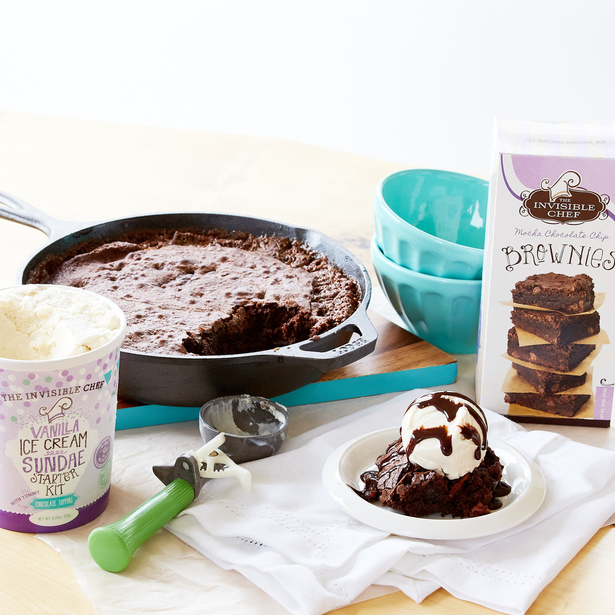 Mocha Chocolate Chip Brownie Mix | The Invisible Chef